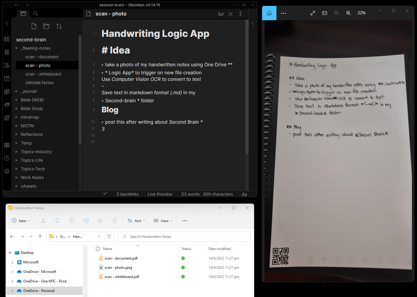 OCR Automation Workflow Handwriting To Markdowns Second Brain 
